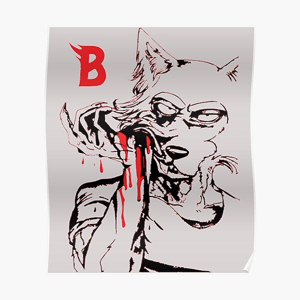 "Beastars Legoshi " Poster for Sale by eroskarlsson | Redbubble