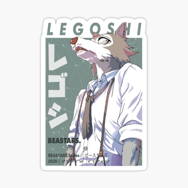 "Beastars - Legoshi " Sticker by eroskarlsson | Redbubble
