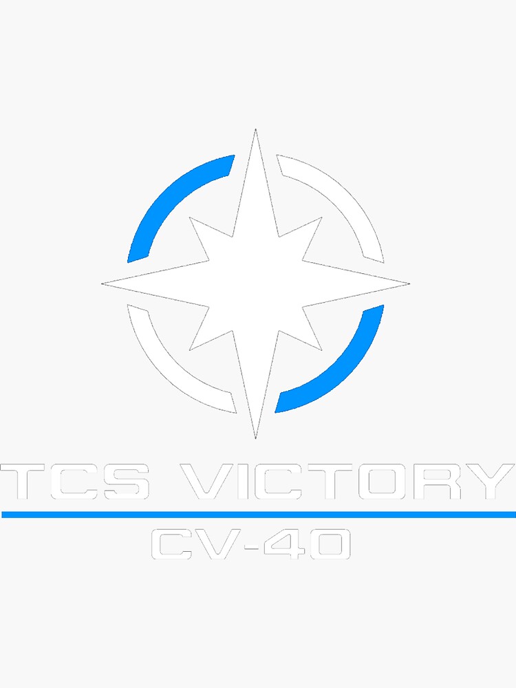 "TCS Victory" Sticker for Sale by Spacedock | Redbubble