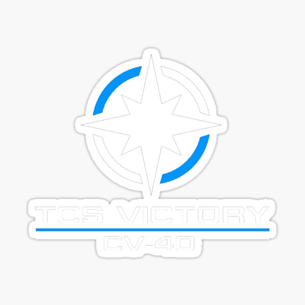 "TCS Victory" Sticker for Sale by Spacedock | Redbubble