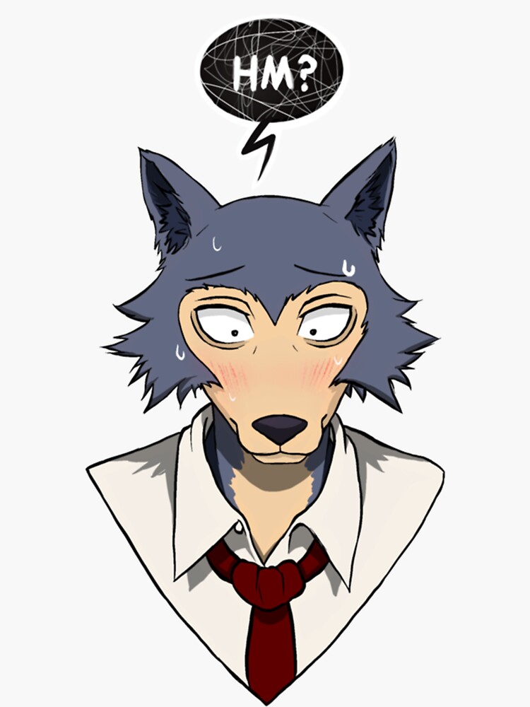 "Beastars Legoshi the Wolf, Anime " Sticker for Sale by eroskarlsson ...