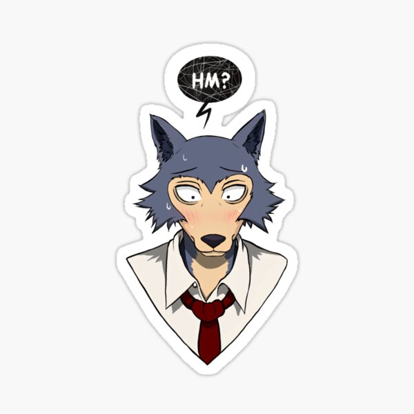"Beastars Legoshi the Wolf, Anime " Sticker for Sale by eroskarlsson ...