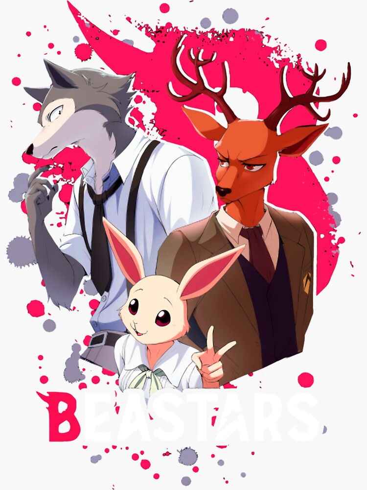 "Beastars" Sticker by eroskarlsson | Redbubble