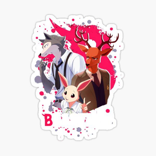 "Beastars" Sticker by eroskarlsson | Redbubble