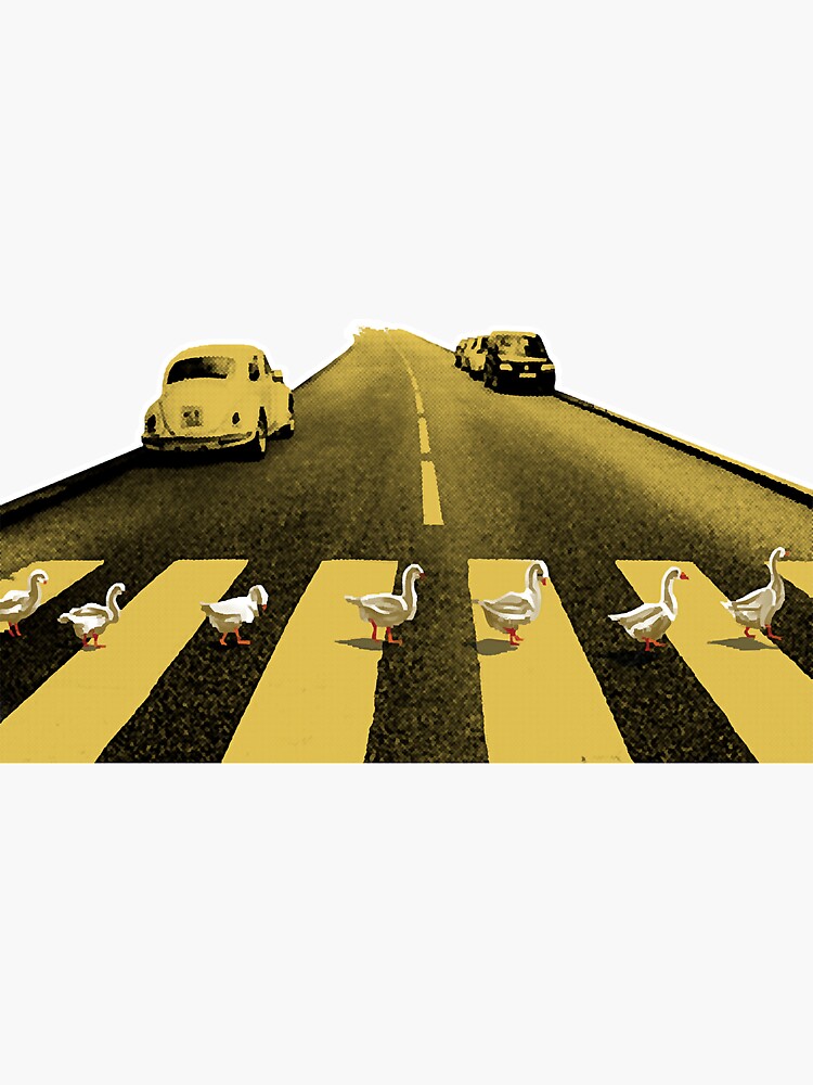 "Beatles Geese The Beatles Music Of" Sticker by tanguye68722 | Redbubble