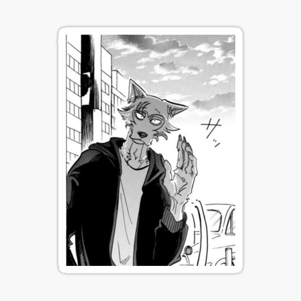 "Beastars Legoshi " Sticker by eroskarlsson | Redbubble