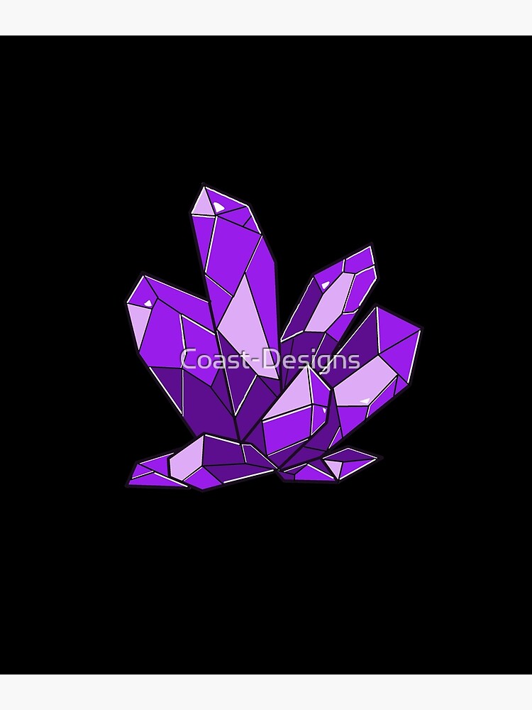 "Amethyst Gem Original" Poster for Sale by Coast-Designs | Redbubble