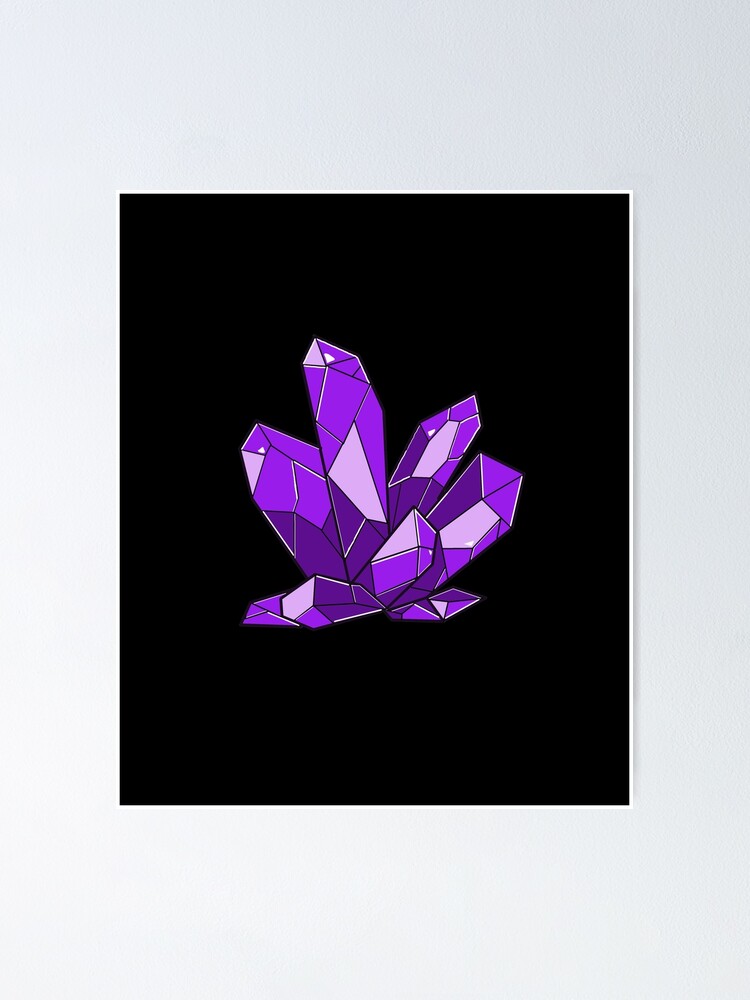 "Amethyst Gem Original" Poster for Sale by Coast-Designs | Redbubble