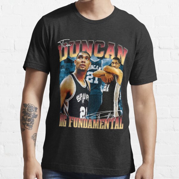"Tim Duncan The Big Fundamental Basketball Legend Signature Vintage ...