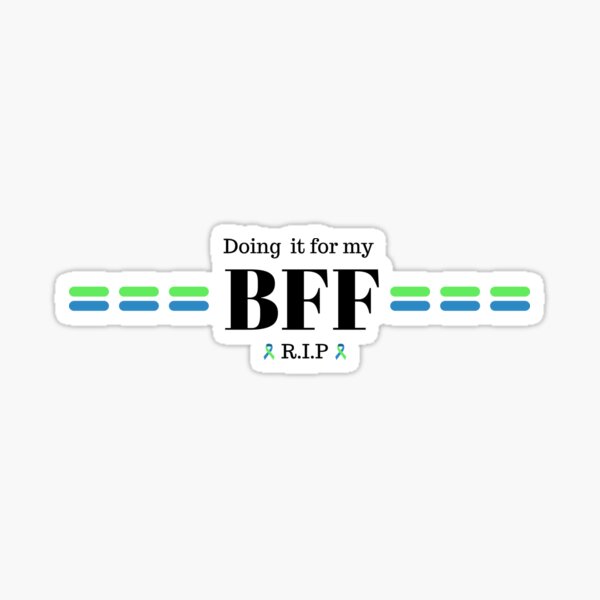 "BFF" Sticker by Gufoundit2022 | Redbubble