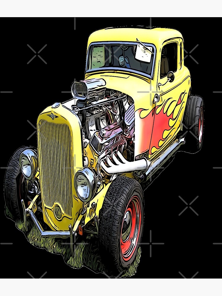 "cartoon low rider" Poster for Sale by Unique-on | Redbubble