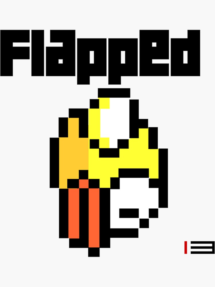 "Flappy Bird Shirt "Flapped" Essential T-Shirt" Sticker by DanielBuchel ...