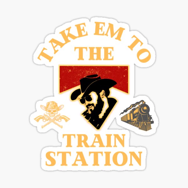 Papercraft ride to the train station Yellowstone sticker Craft Supplies ...