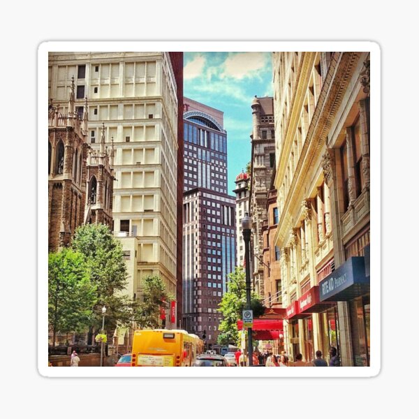 "Downtown Pittsburgh" Sticker by skdancer | Redbubble