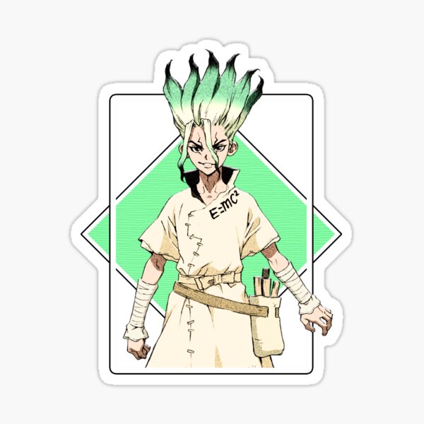 "SENKU ISHIGAMI" Sticker by UNCHMUNCH | Redbubble