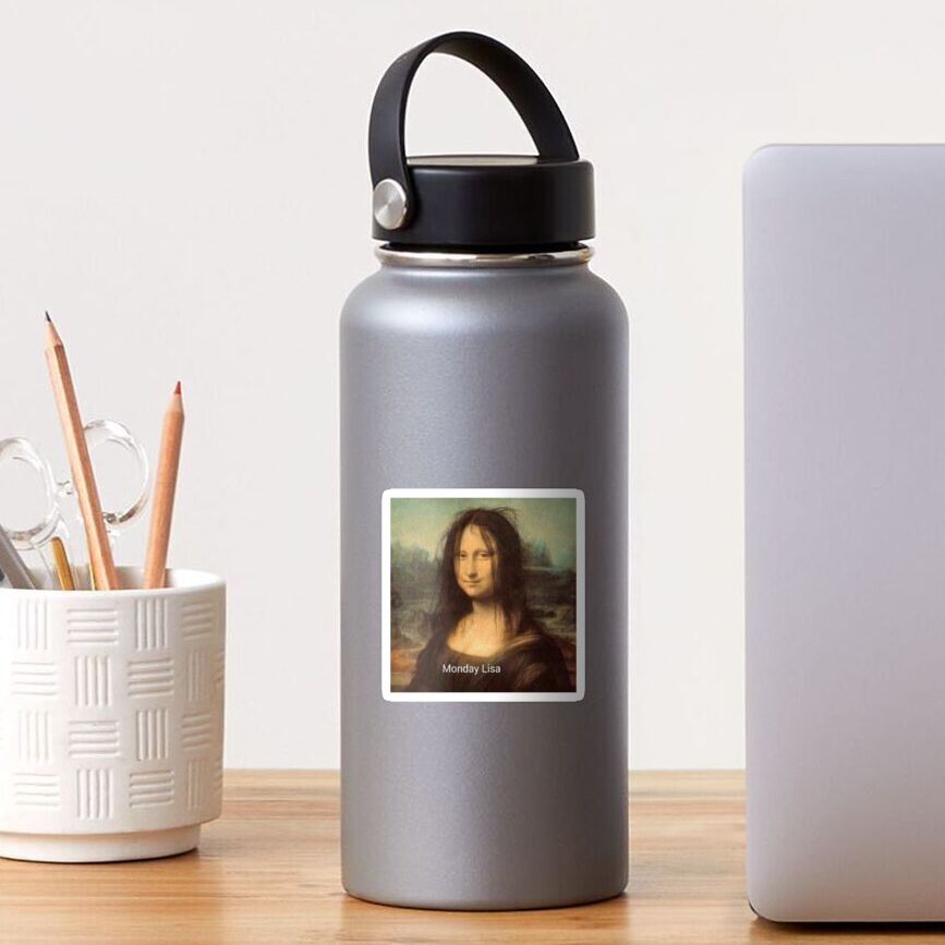 "Monday Lisa" Sticker for Sale by skdancer | Redbubble