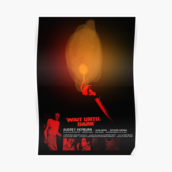 "Wait Until Dark (1967) - Movie poster design" Poster for Sale by ...