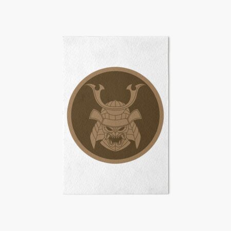 "Samurai Kabuto Crest" Art Board Print by lerdoberdo | Redbubble