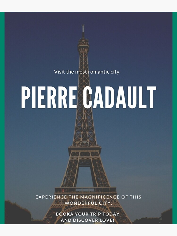 "pierre cadault " Poster for Sale by Stihllixz | Redbubble