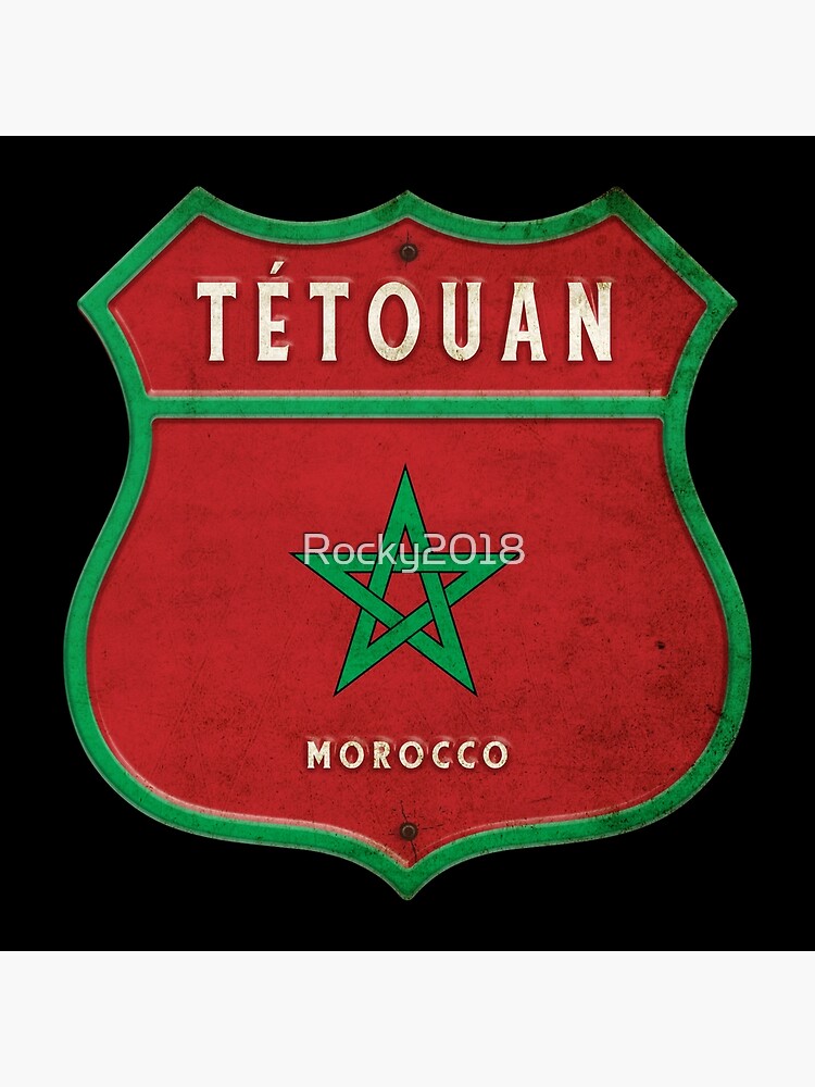 "Tétouan Morocco coat of arms flags design" Poster for Sale by ...