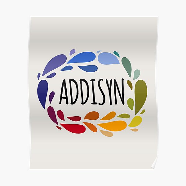 "Addisyn Name Cute Colorful Gift Named Addisyn" Poster for Sale by ...