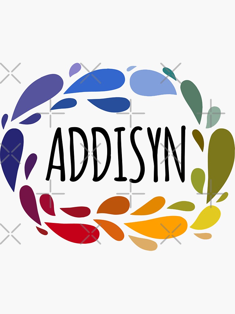 "Addisyn Name Cute Colorful Gift Named Addisyn" Sticker by kindxinn ...