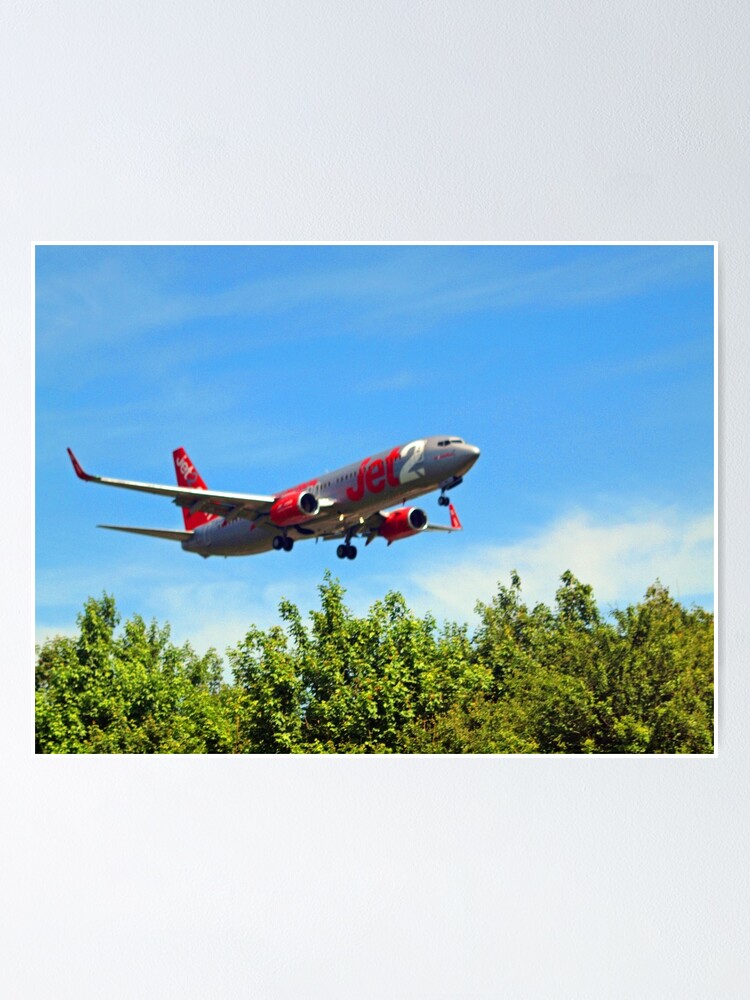 "Jet2.com approaching Birmingham airport " Poster for Sale by ...