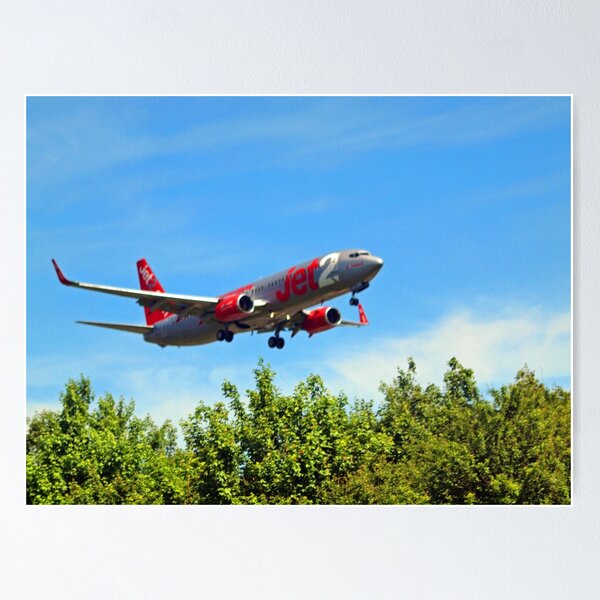 "Jet2.com approaching Birmingham airport " Poster for Sale by ...