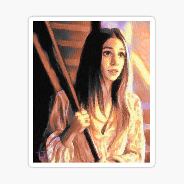 Small but mighty’ poster sized" Sticker by Huntch | Redbubble