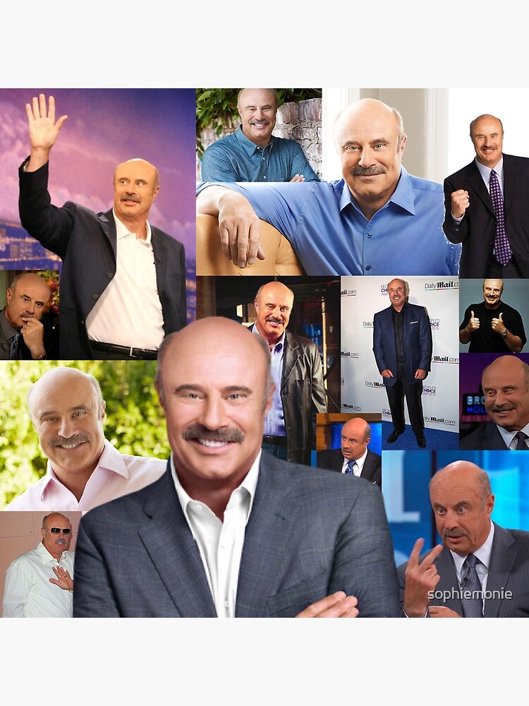 Poster for Sale mit "Dr. Phil Collage" von sophiemonie | Redbubble