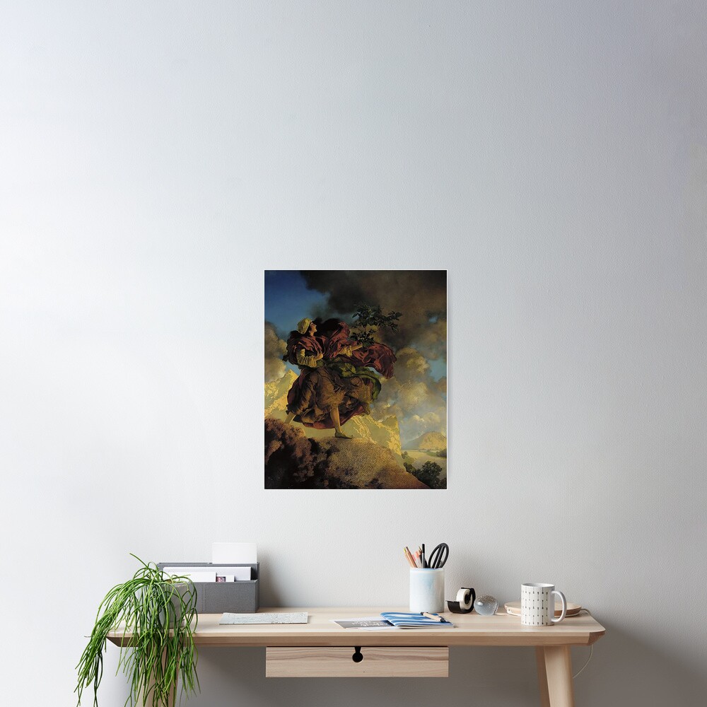 "Princess Parizade Bringing Home the Singing Tree - Maxfield Parrish ...