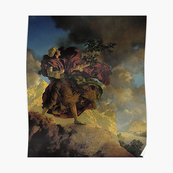 "Princess Parizade Bringing Home the Singing Tree - Maxfield Parrish ...