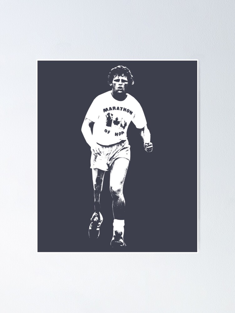 "Terry Fox - Keep Running - The White Stencil" Poster for Sale by ...