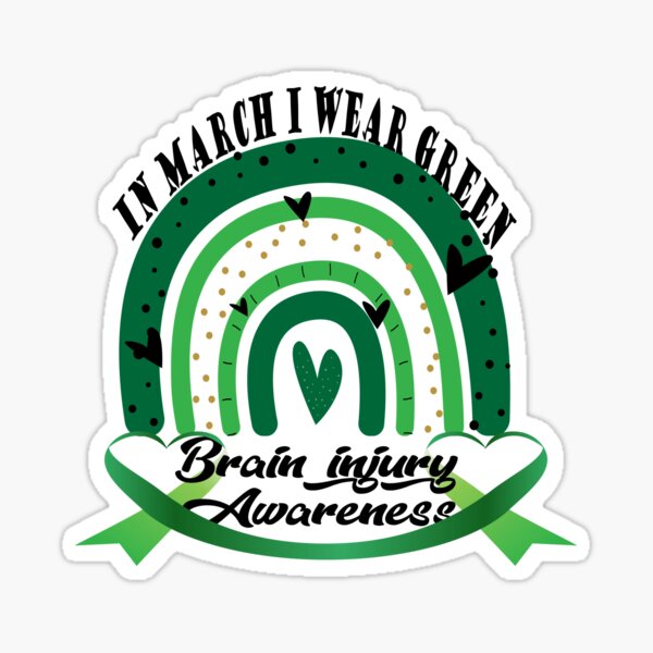 "Acquired brain injury" Sticker for Sale by Amazing asmae ★★★★★ | Redbubble