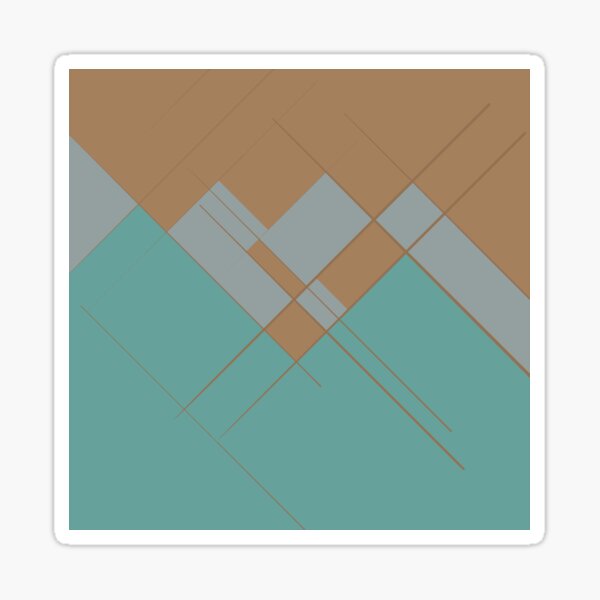 "Geometric Design" Sticker by mooncreatureart | Redbubble