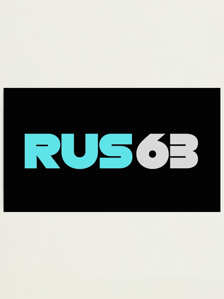 Lámina fotográfica «Número de George Russel 2022» de Tomm-09 | Redbubble