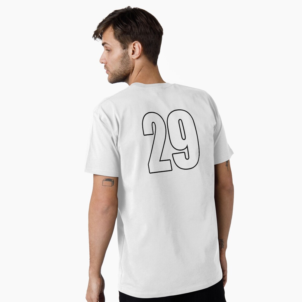 "29 number number football" Sticker by GeogDesigns | Redbubble