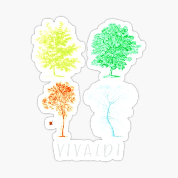"Vivaldi Four Seasons Classic ." Sticker by TaniaBeard8136 | Redbubble