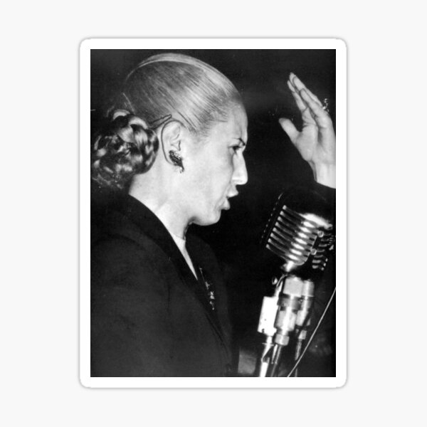 "Eva Peron" Sticker for Sale by line77 | Redbubble