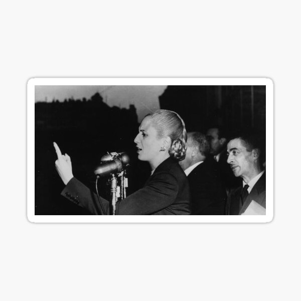 "Eva Peron" Sticker by line77 | Redbubble