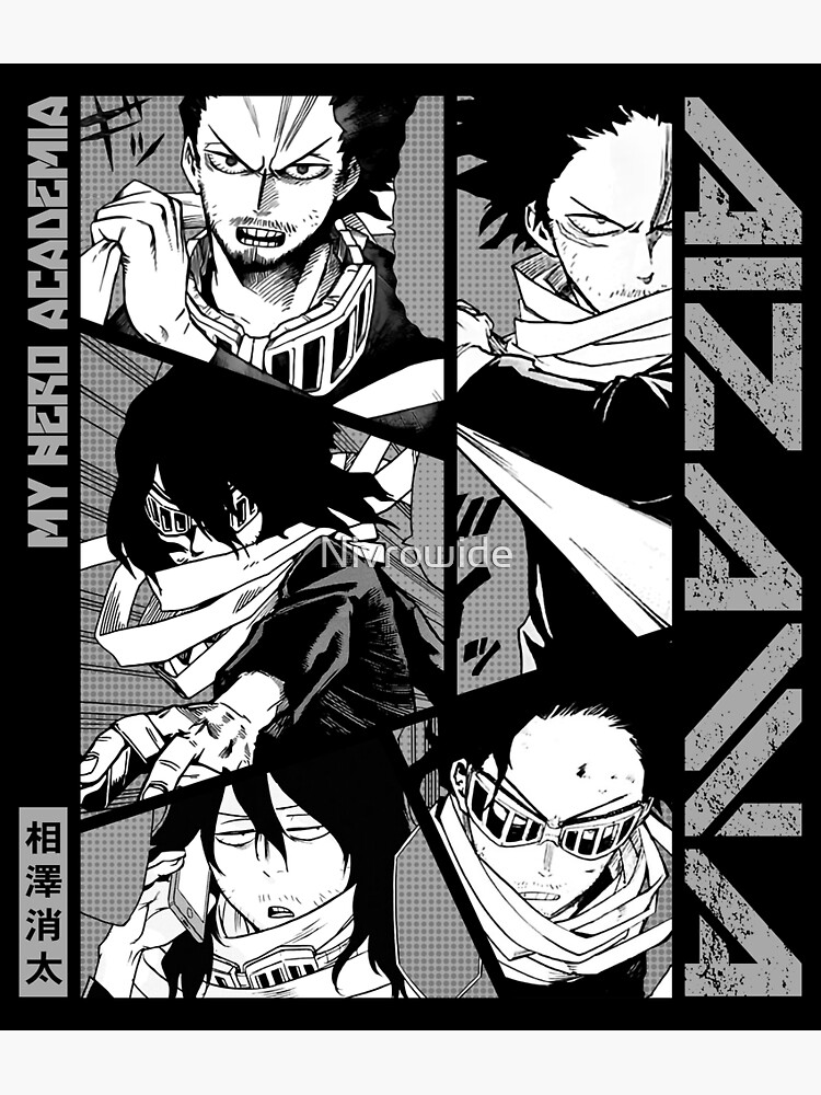 "Shota Aizawa - My Hero Academia Manga Panel" Art Print by Nivrowide ...