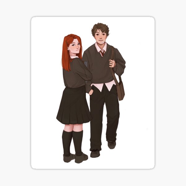 "Lily and Remus" Sticker for Sale by butteflysclaws | Redbubble