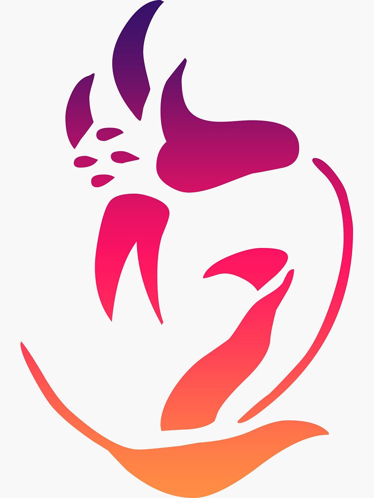 "simple and smart flower t shirt design" Sticker by Rana-TD | Redbubble