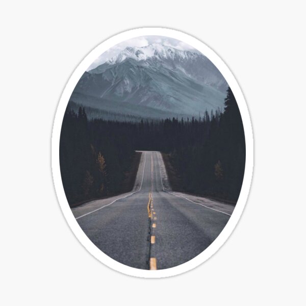 "The Road" Sticker by causticjackass | Redbubble
