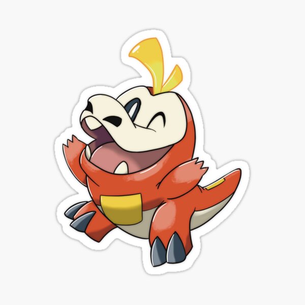 "Fire croc" Sticker by Roobsdraws | Redbubble