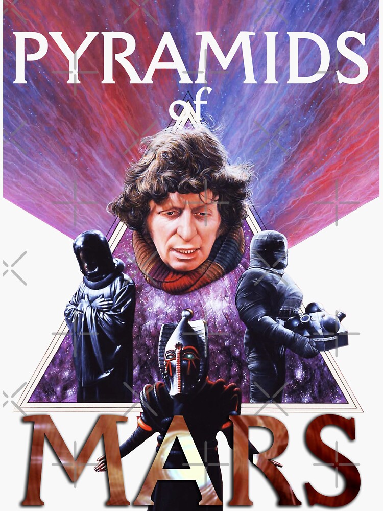 "Pyramids of Mars" Sticker by RonnieTruss89 | Redbubble