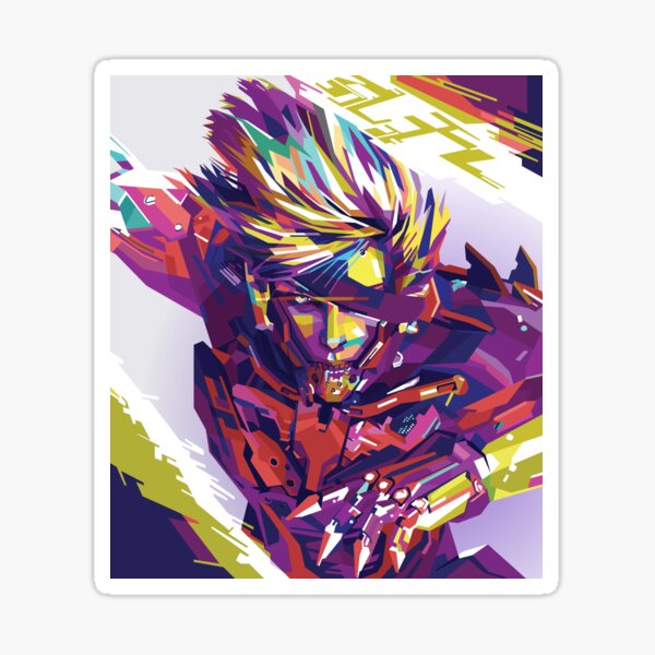 "Metal Gear Rising Revengance Raiden" Sticker by igeks | Redbubble
