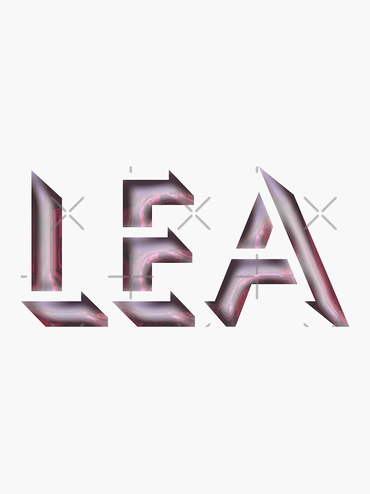"Lea" Sticker for Sale by Melmel9 | Redbubble