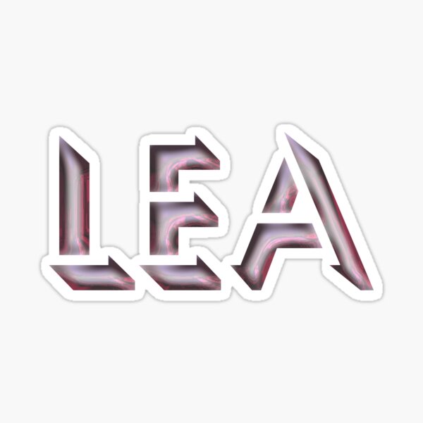 "Lea" Sticker for Sale by Melmel9 | Redbubble