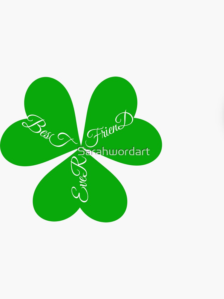 "Best friend ever - Good friend" Sticker for Sale by Sarahwordart ...